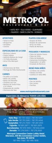 Metropol Restaurante & Bar | Infopáginas